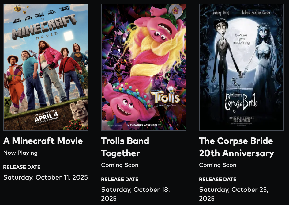 Cineplex Family Favourite Movies: See a Great Family Movie for only $3.99 - Canadian Freebies ...